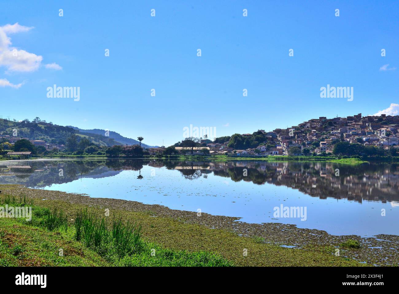 Guanabara Lake at Lambari town, famous by his mineral water that ...
