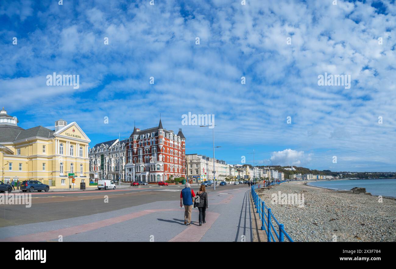 The Central Pomenade in Douglas, Isle of Man, England, UK Stock Photo ...