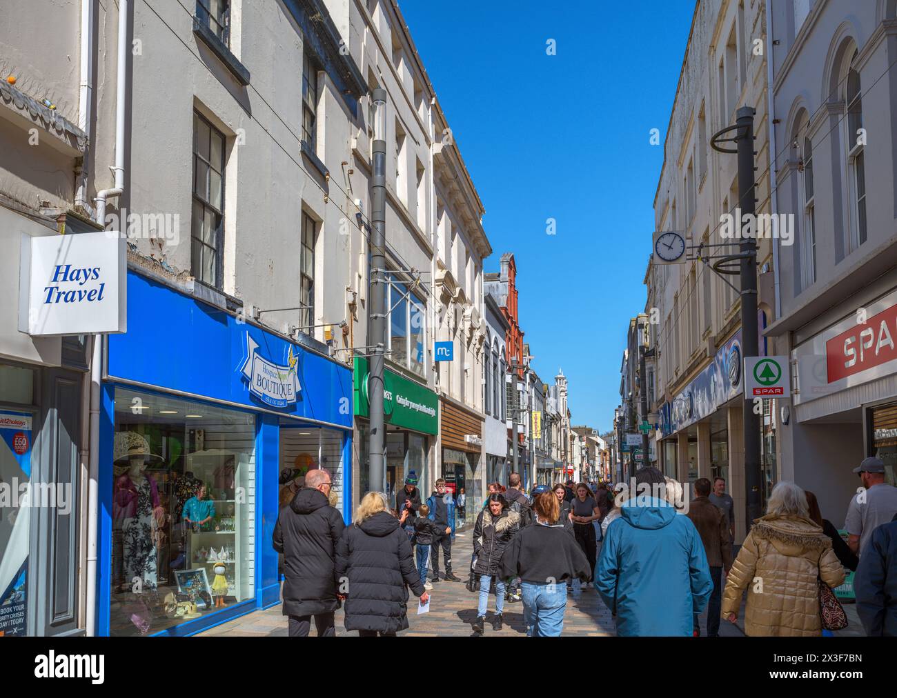 Strand Street in Douglas, Isle of Man, England, UK Stock Photo - Alamy