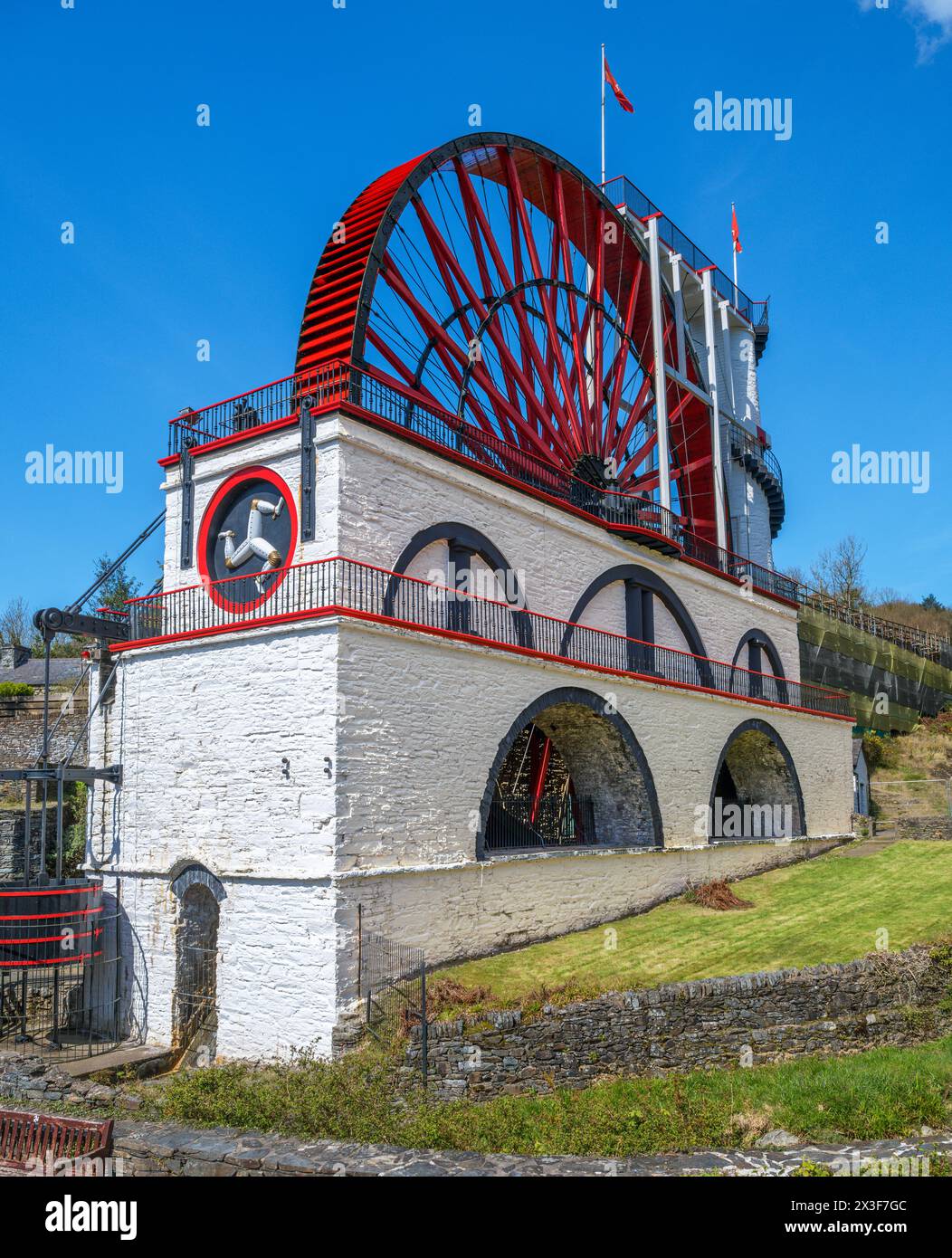 Laxey Wheel. The Great Laxey Wheel or the Lady Isabella Wheel, a giant ...