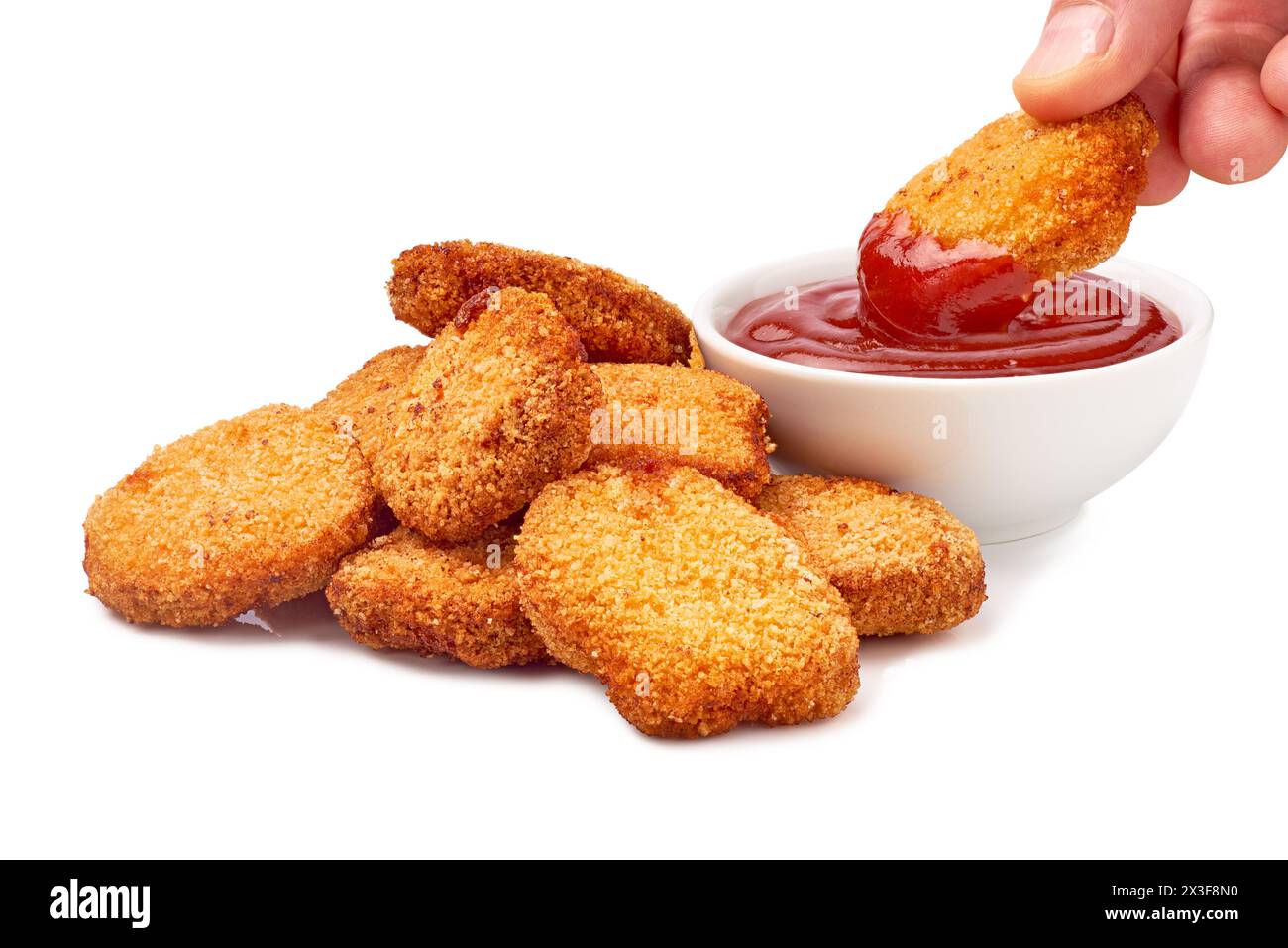 Chicken nugget dipping hi-res stock photography and images - Alamy