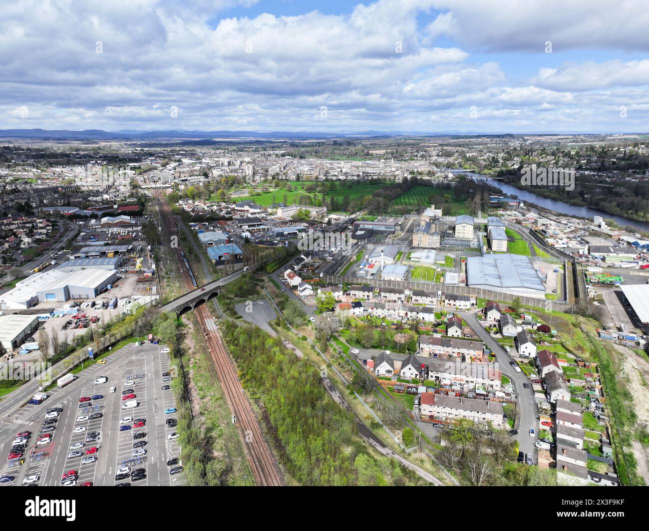 Perth kinross aerial hi-res stock photography and images - Alamy