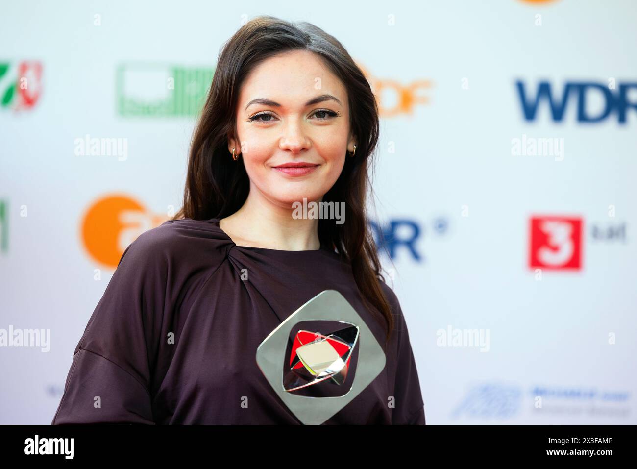 Marl, Germany. 26th Apr, 2024. Emma Nova walks the red carpet at the ...