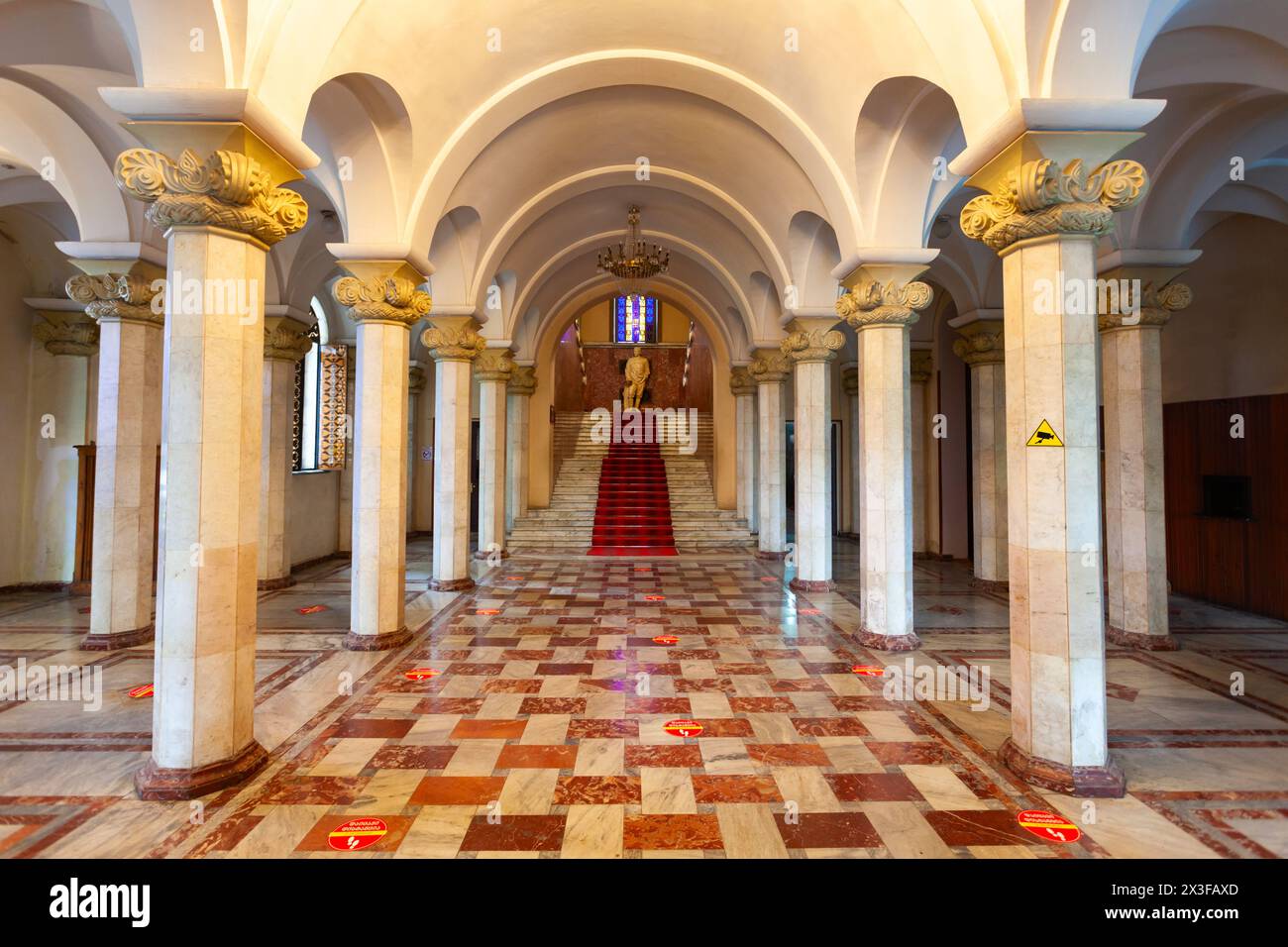 Gori, Georgia - August 31, 2021: The Joseph Stalin Museum is a museum ...
