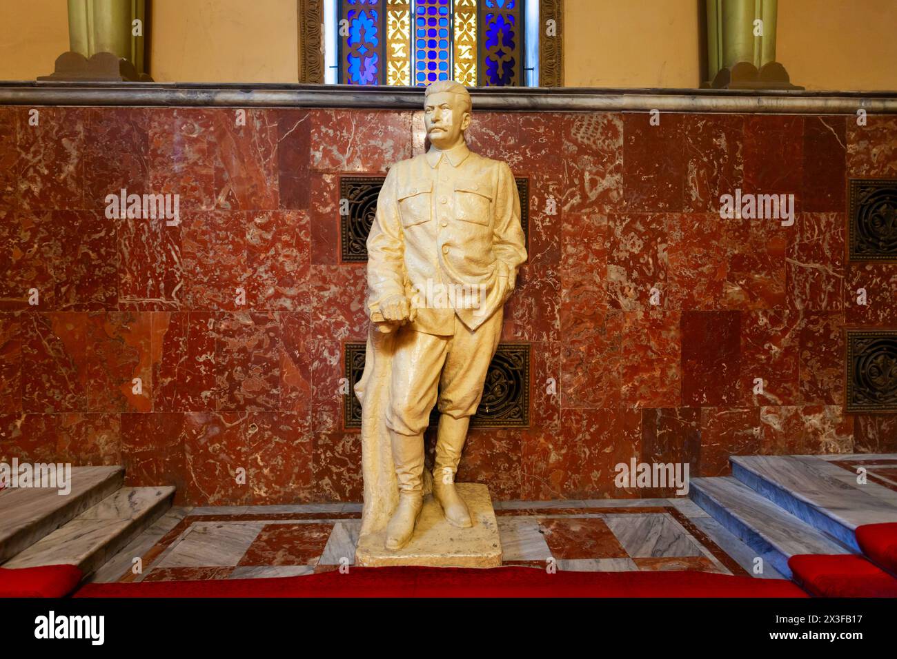 Gori, Georgia - August 31, 2021: The Joseph Stalin Museum is a museum ...