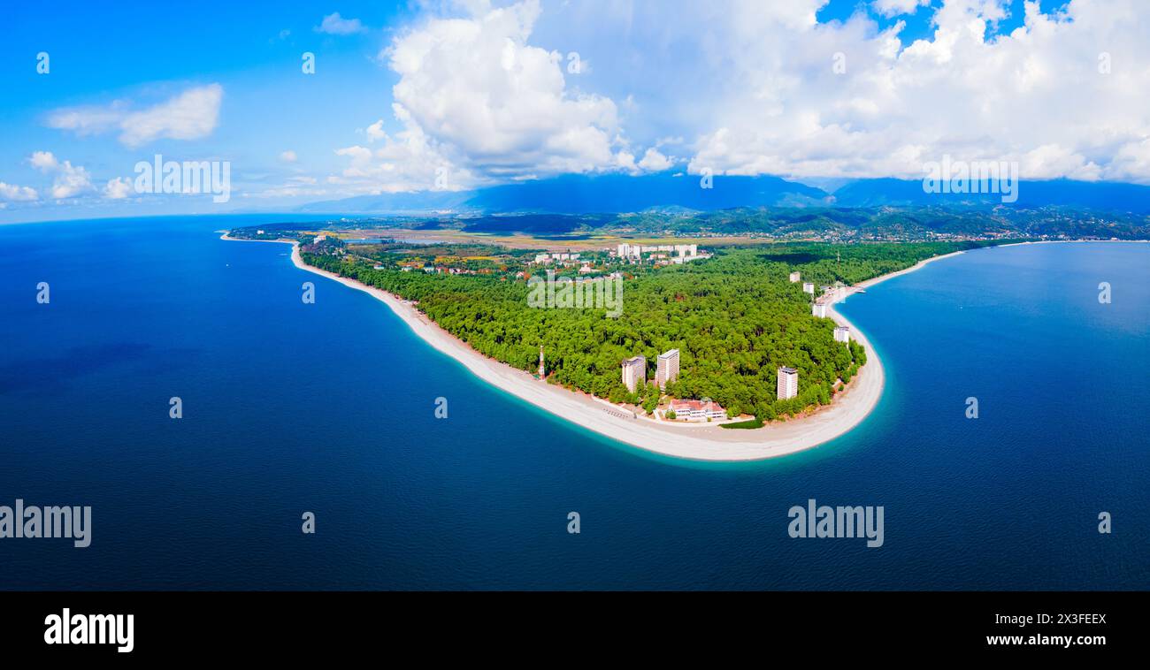 Aerial view resort town gagra hi-res stock photography and images - Alamy
