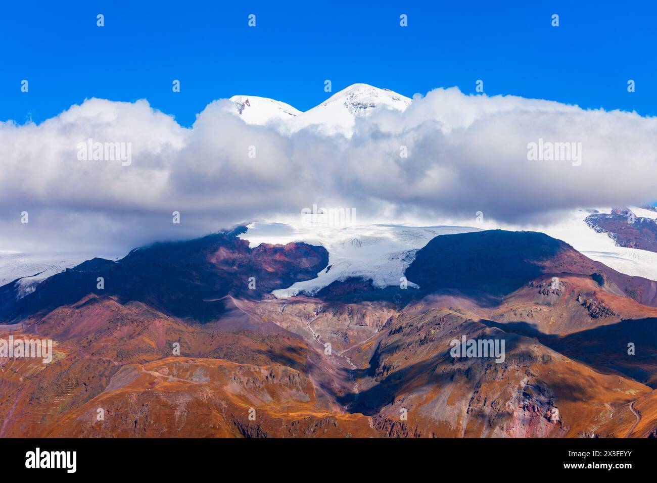 Mount Elbrus is the highest and most prominent mountain peak in Russia ...