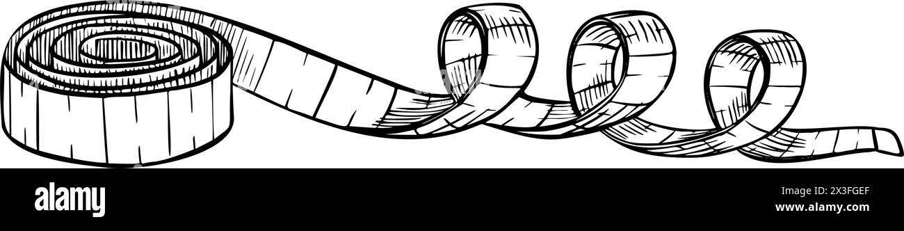 Tape Measure. Vector illustration of centimeter on isolated background ...