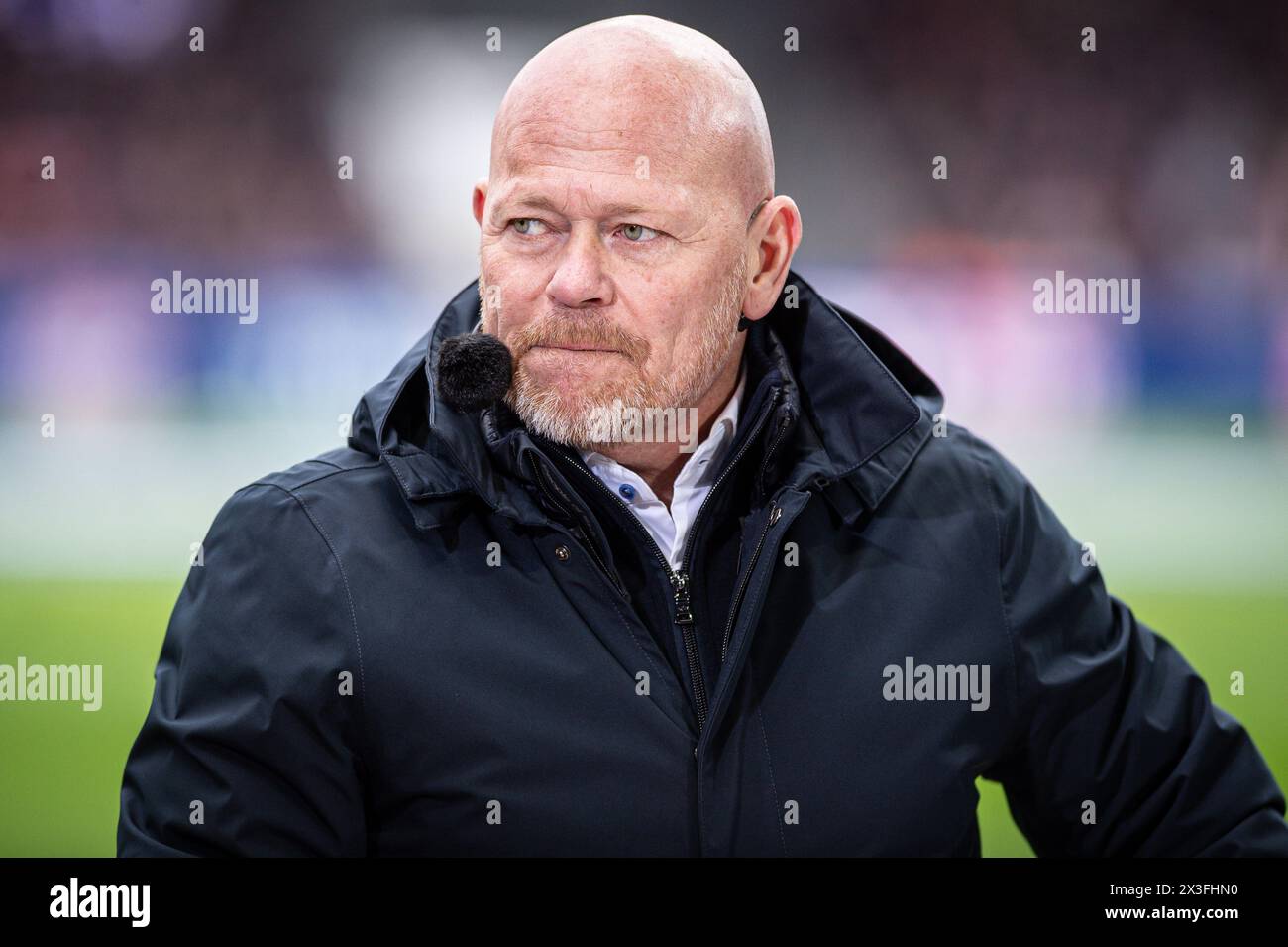 Herning, Denmark. 14th, April 2024. Former footballer Stig Tofting seen ...