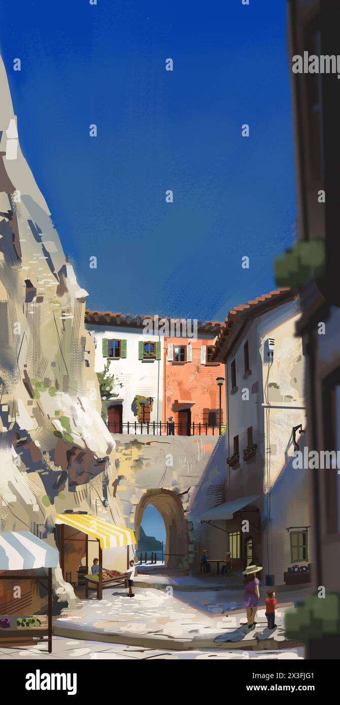 How to build a cliffside base in ark hi-res stock photography and ...