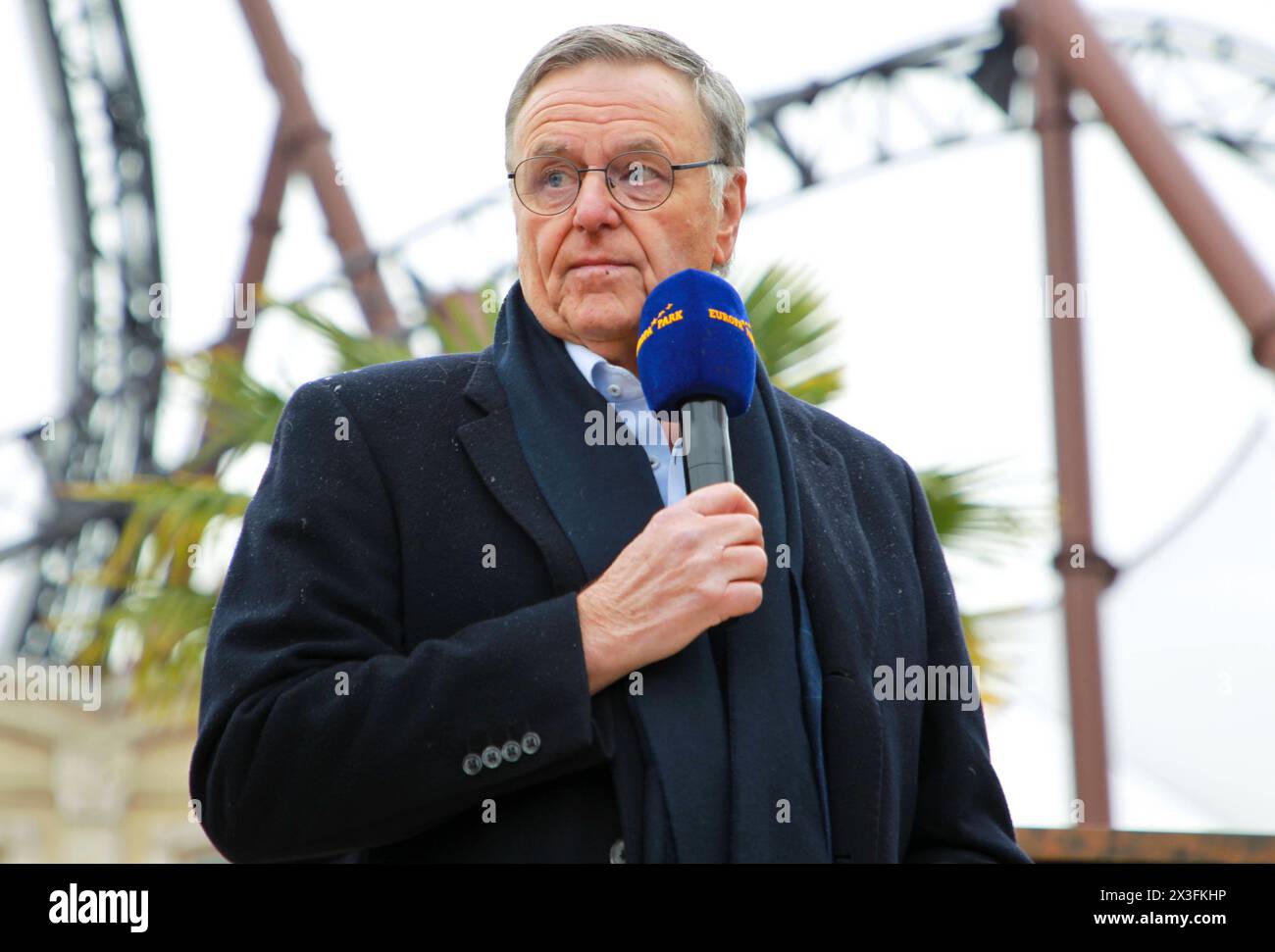Rust, Germany - April 24, 2024: Europa-Park, new Voltron Nevera powered ...