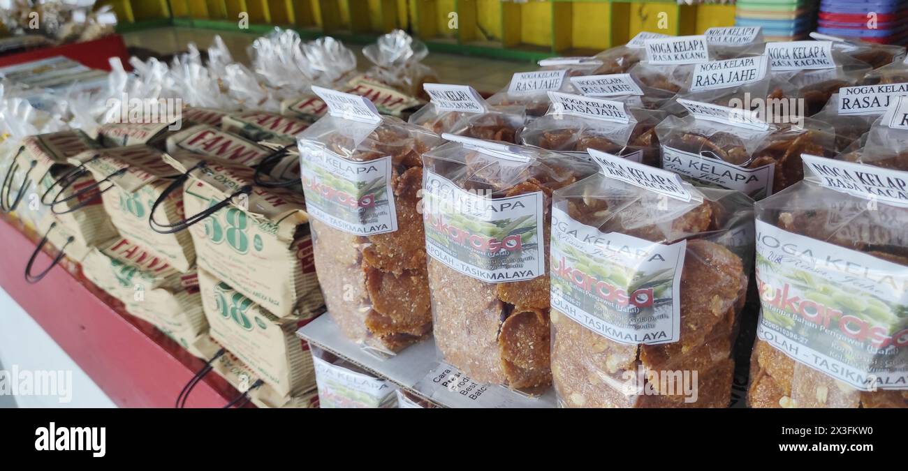 NOGA COCONUT brand snacks with ginger flavor, typical Tasikmalaya ...