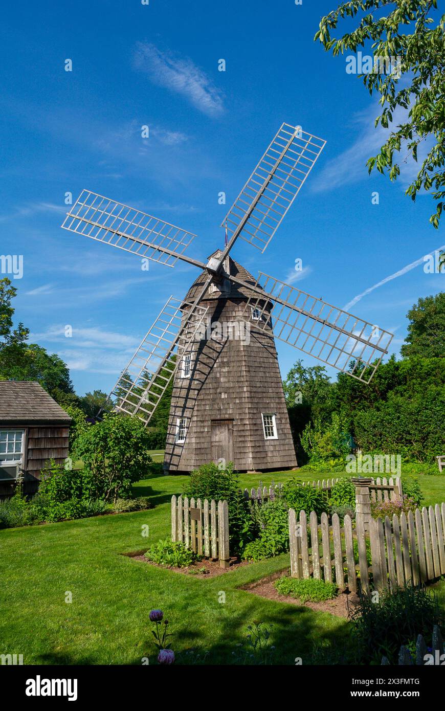 East Hampton, New York, USA, Scene, Antique Wind Mill Scenic, Historic ...