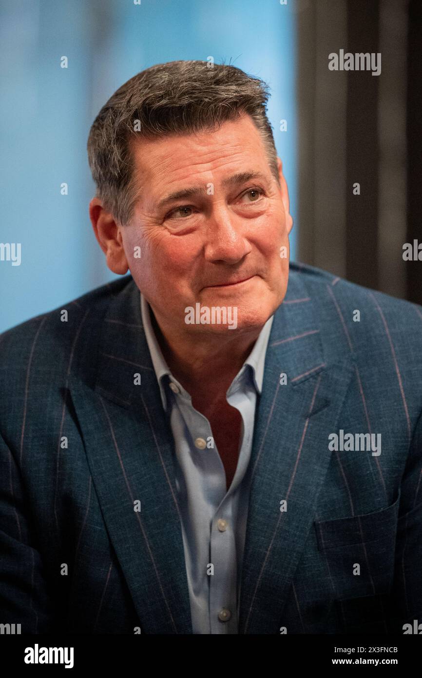 Italy 4 April 2024 Tony Hadely - singer Spandau Ballet and Band Aid ...