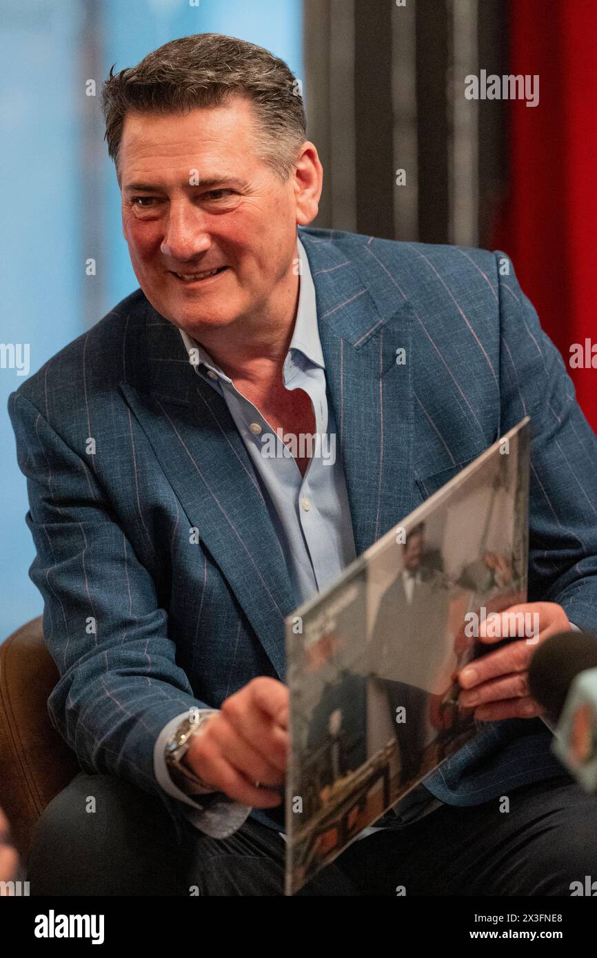 Italy 4 April 2024 Tony Hadely - singer Spandau Ballet and Band Aid ...