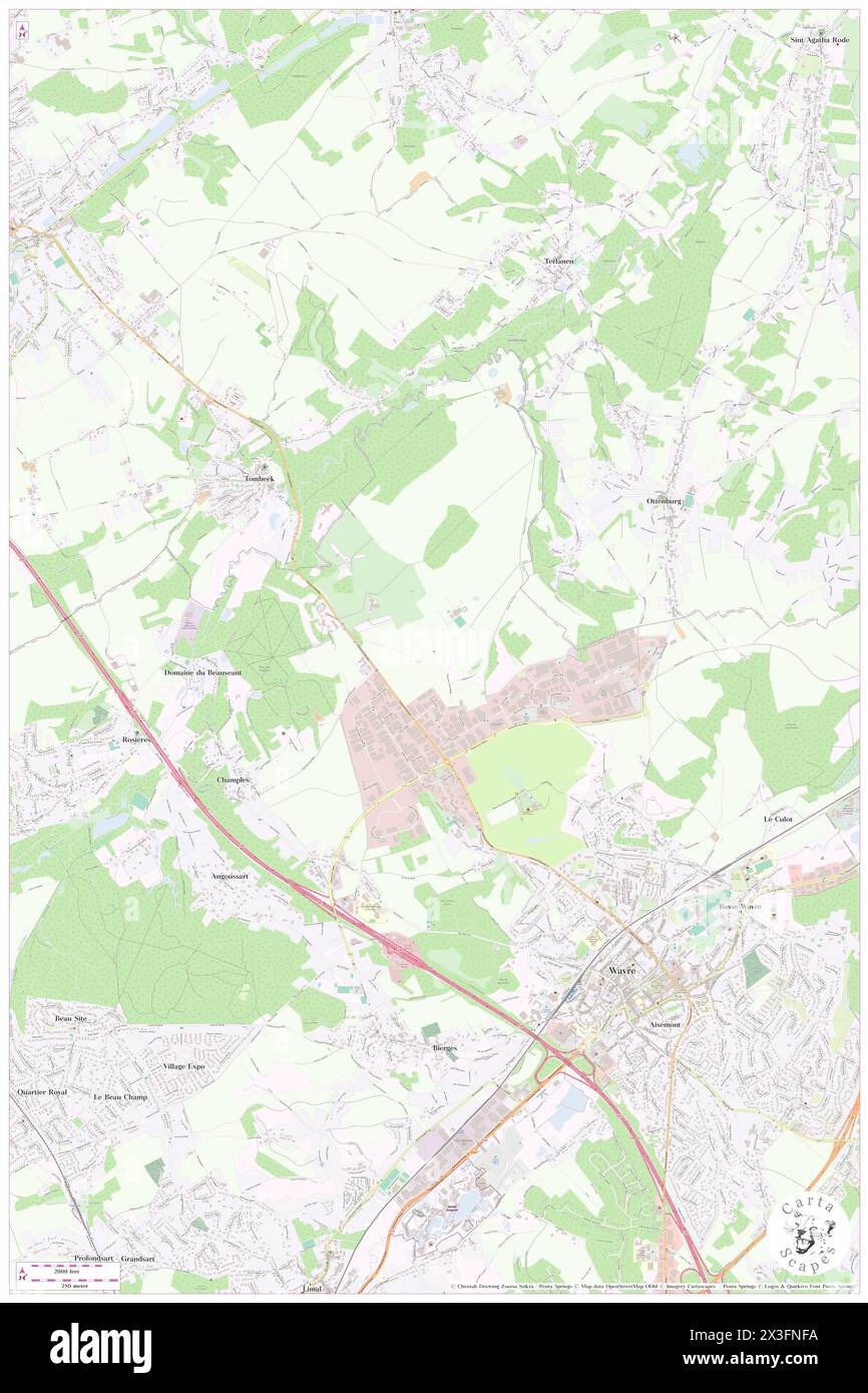 Wavre TV Tower, Province du Brabant Wallon, BE, Belgium, Wallonia, N 50 ...