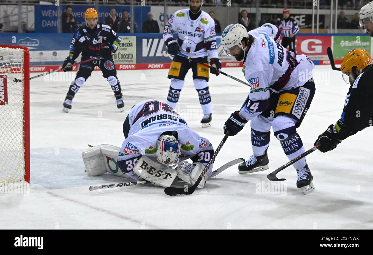 Bremerhaven, Germany. 26th Apr, 2024. Ice hockey: DEL, Pinguins ...