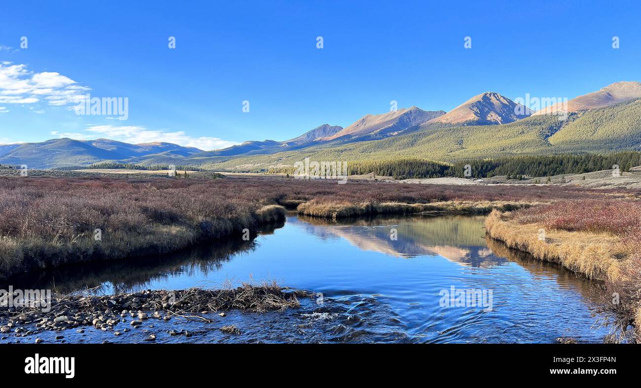 Upper Taylor River, Colorado Stock Photo - Alamy