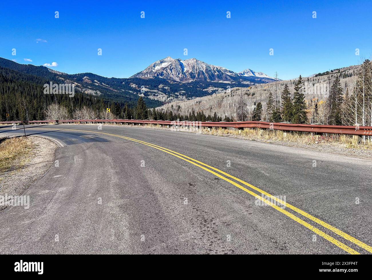 Keebler Pass Road in Colorado Stock Photo - Alamy