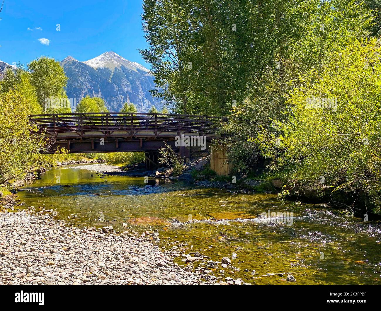 Telluride sunset snow sky hi-res stock photography and images - Alamy