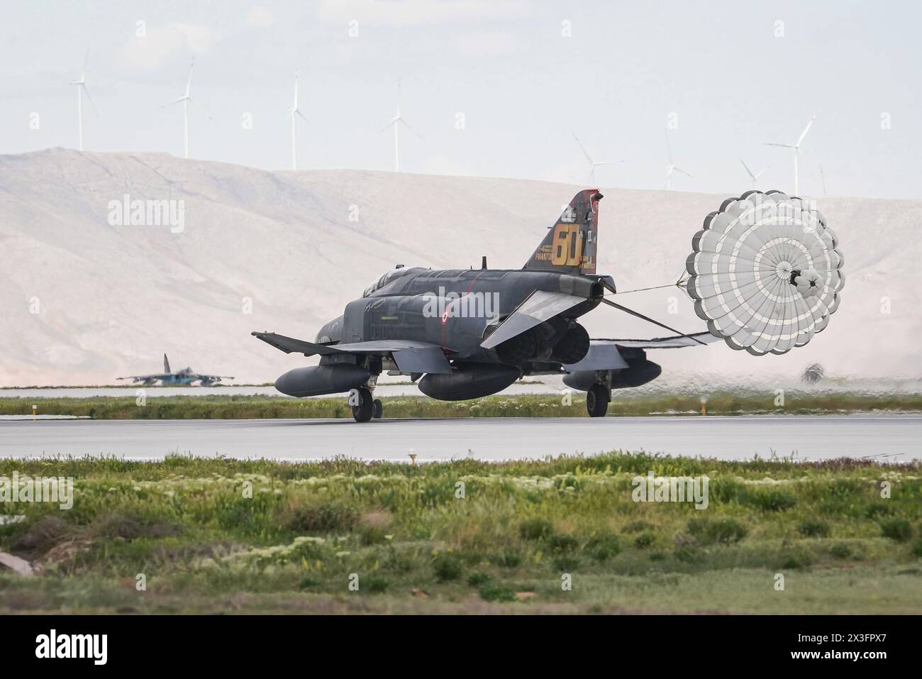 KONYA, TURKIYE - MAY 09, 2023: Turkish Air Force McDonnell Douglas F-4E ...