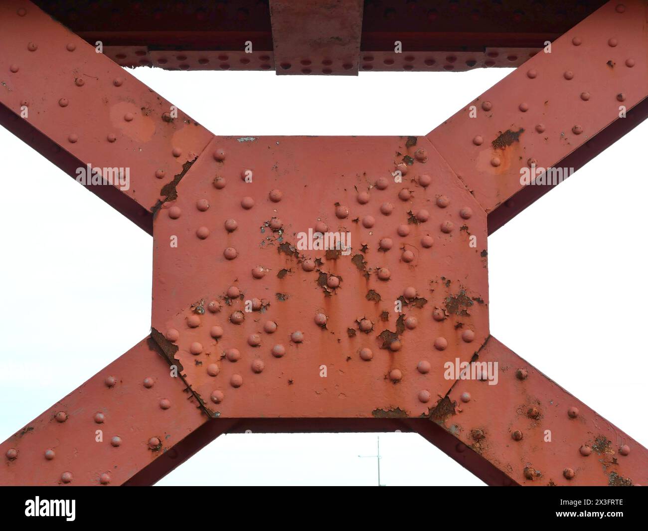 Levensau Railway High Bridge, built 1894, rusted parts, replacement ...