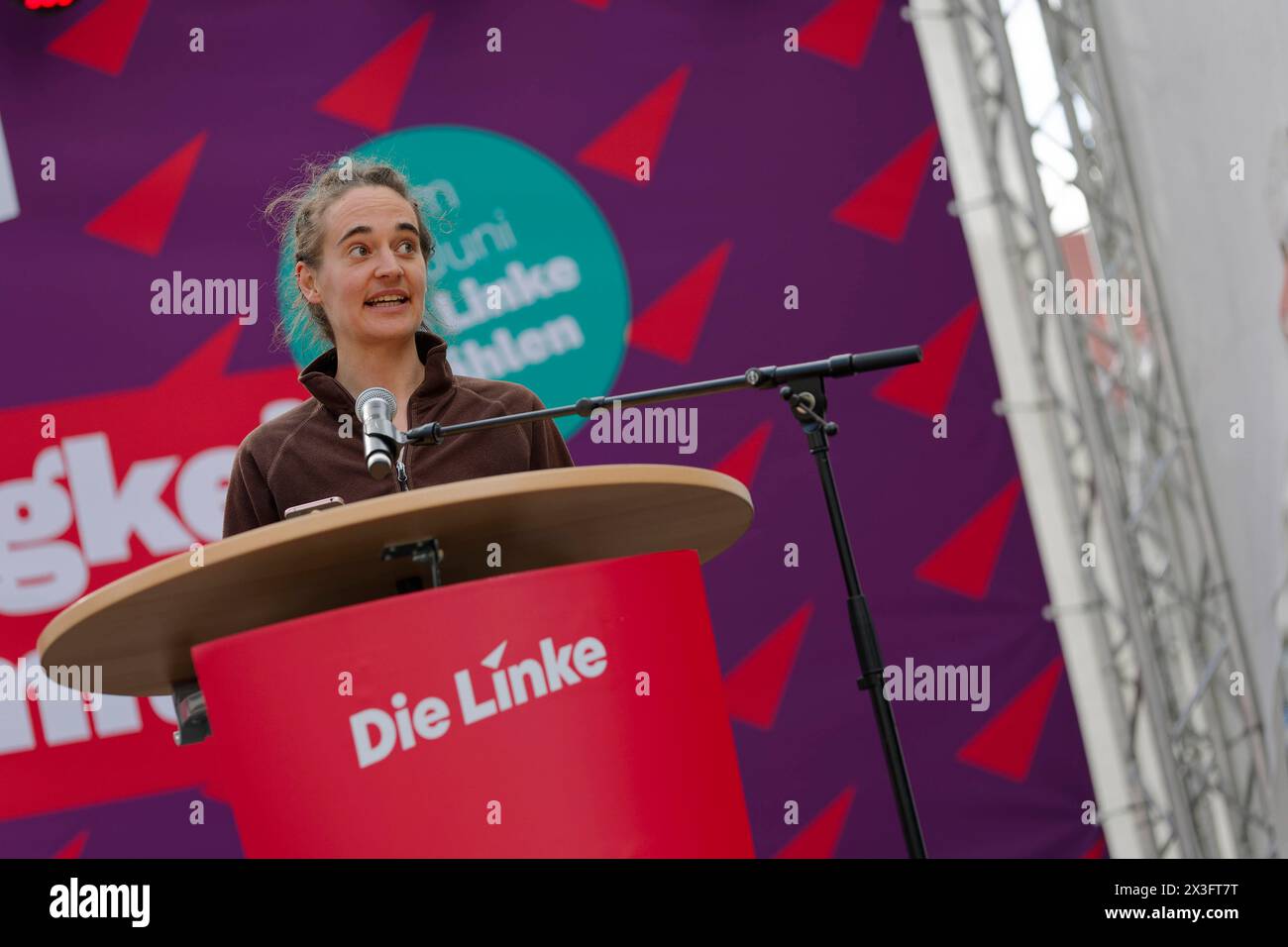 Die Linke startet Europa-Wahlkampf 2024-04-26 Deutschland, Berlin ...