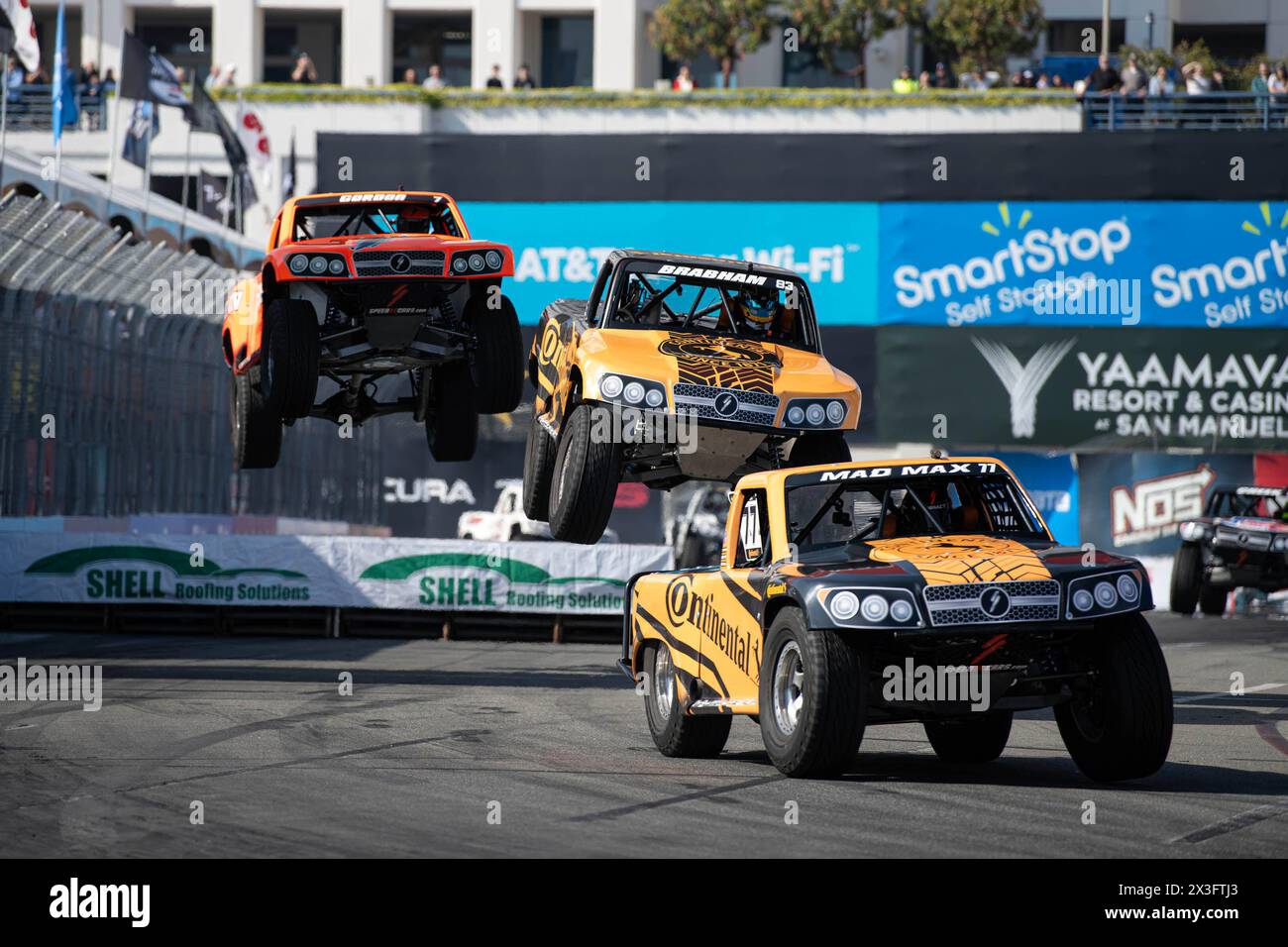 Long Beach, United States. 20th Apr, 2024. Max Gordon (right), Matt ...
