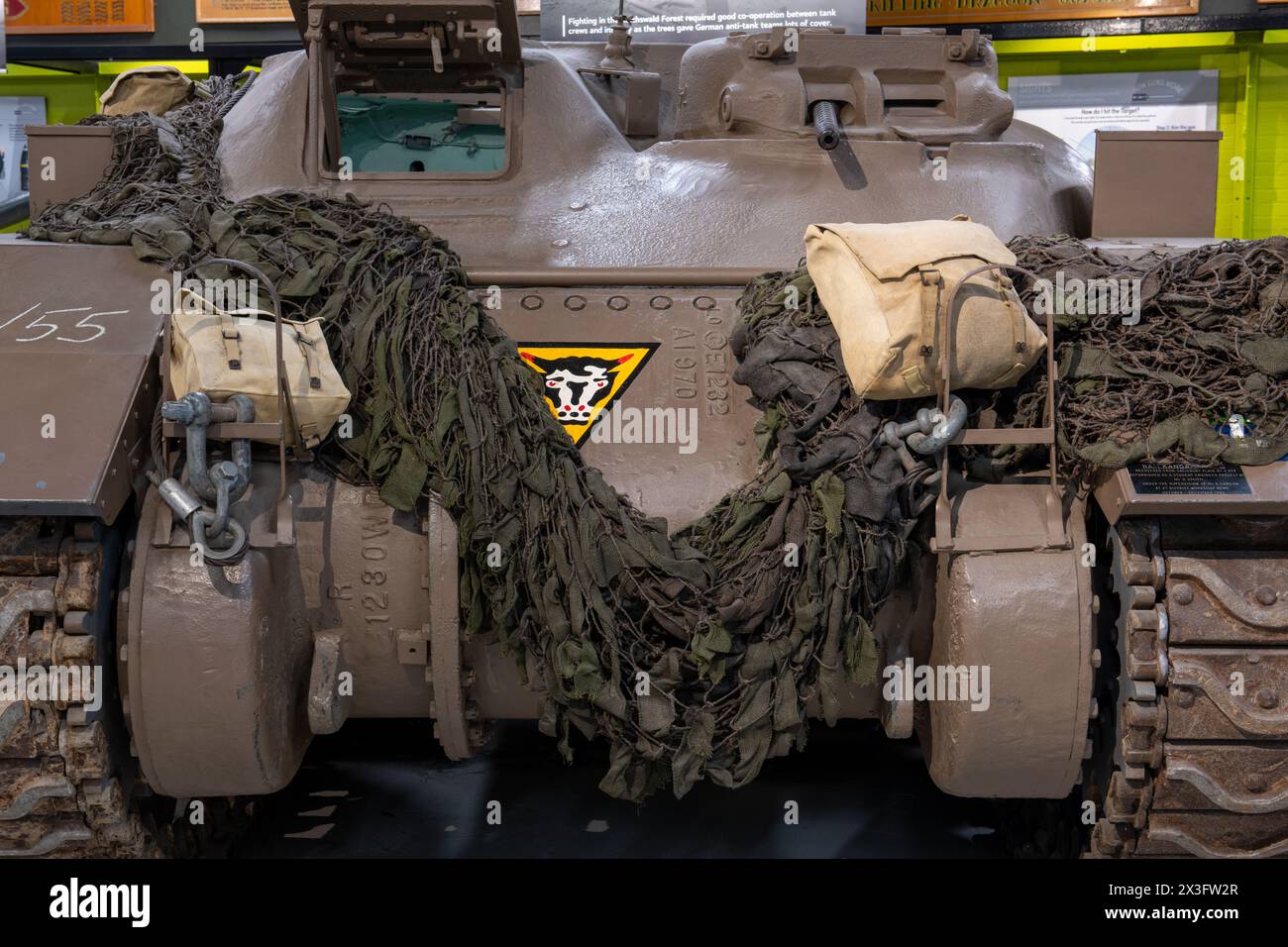 Bovington.Dorset.United Kingdom.February 25th 2024.A Ram Kangaroo ...