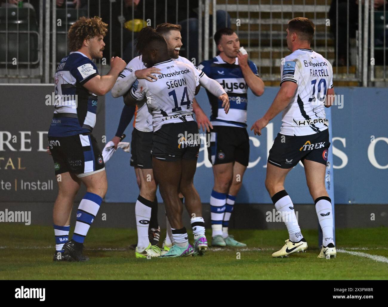 o26th April 2024, The Recreation Ground, Bath, Somerset, England ...