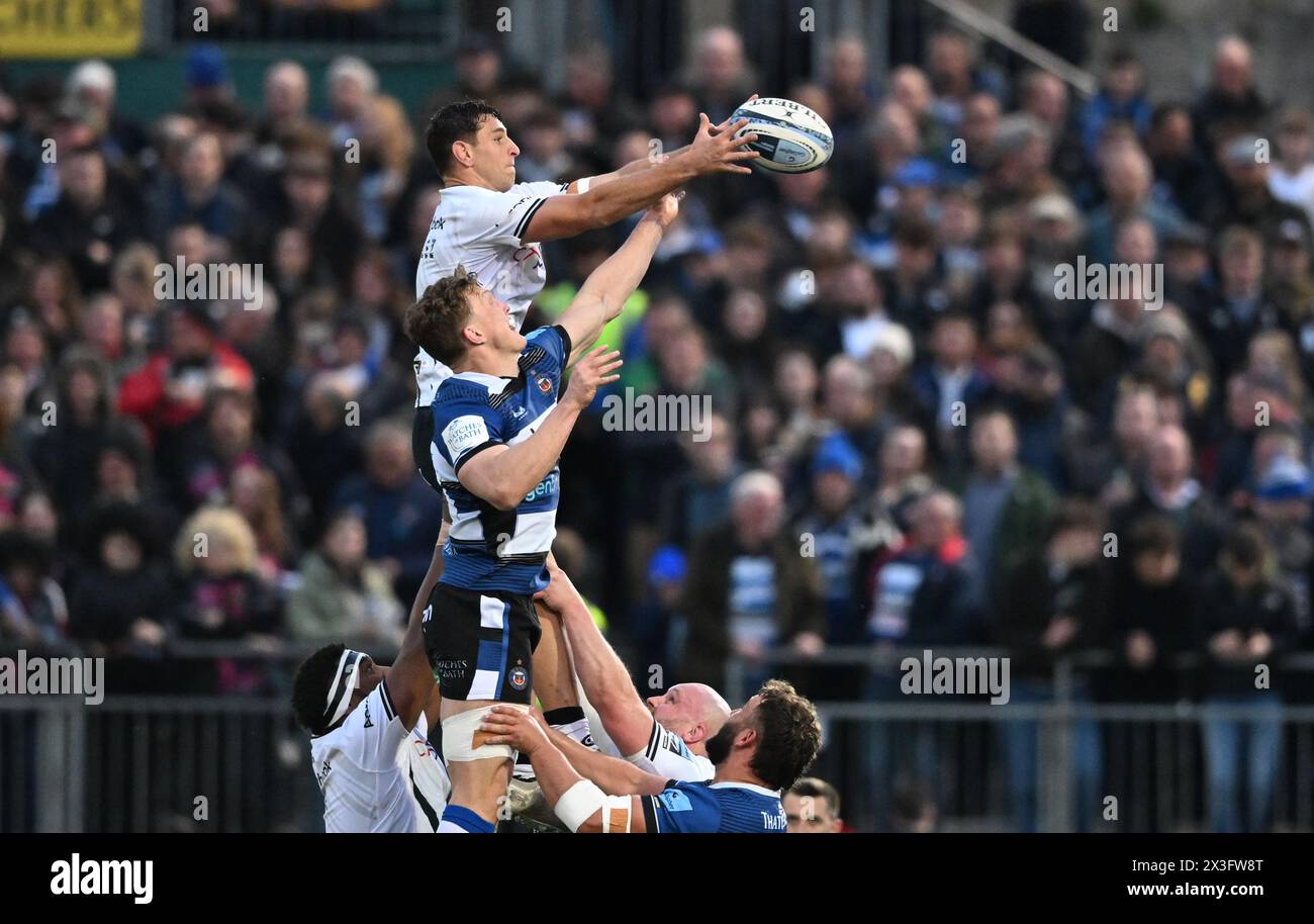 26th April 2024, The Recreation Ground, Bath, Somerset, England ...