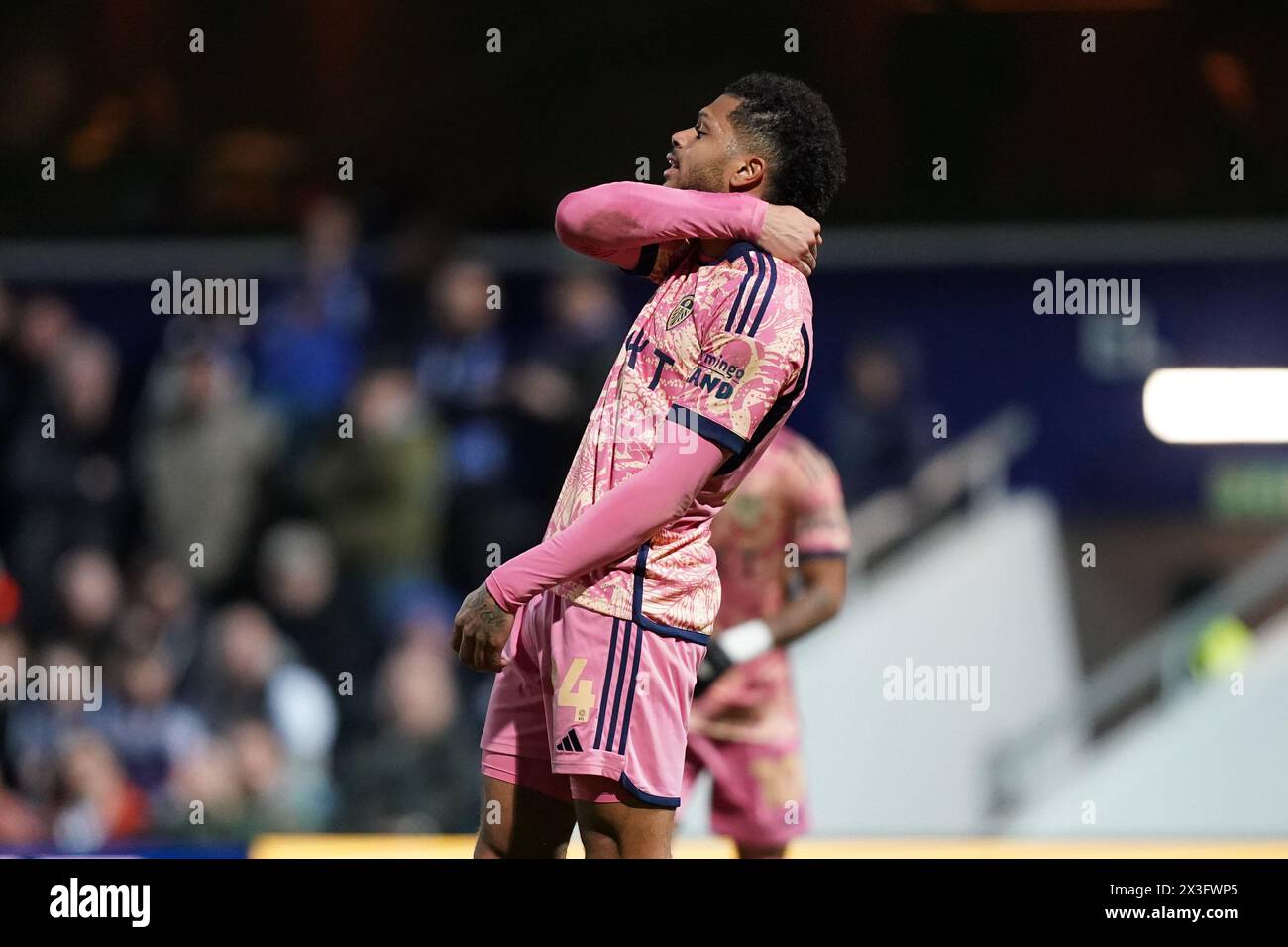 Georginio Rutter of Leeds United complaining to the referee during the ...