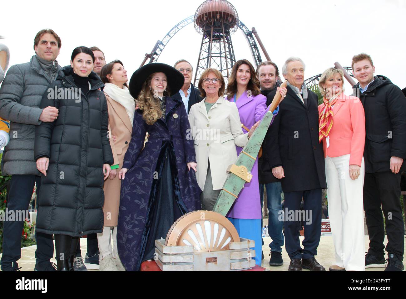 Rust, Germany - April 24, 2024: Europa-Park, new Voltron Nevera powered ...