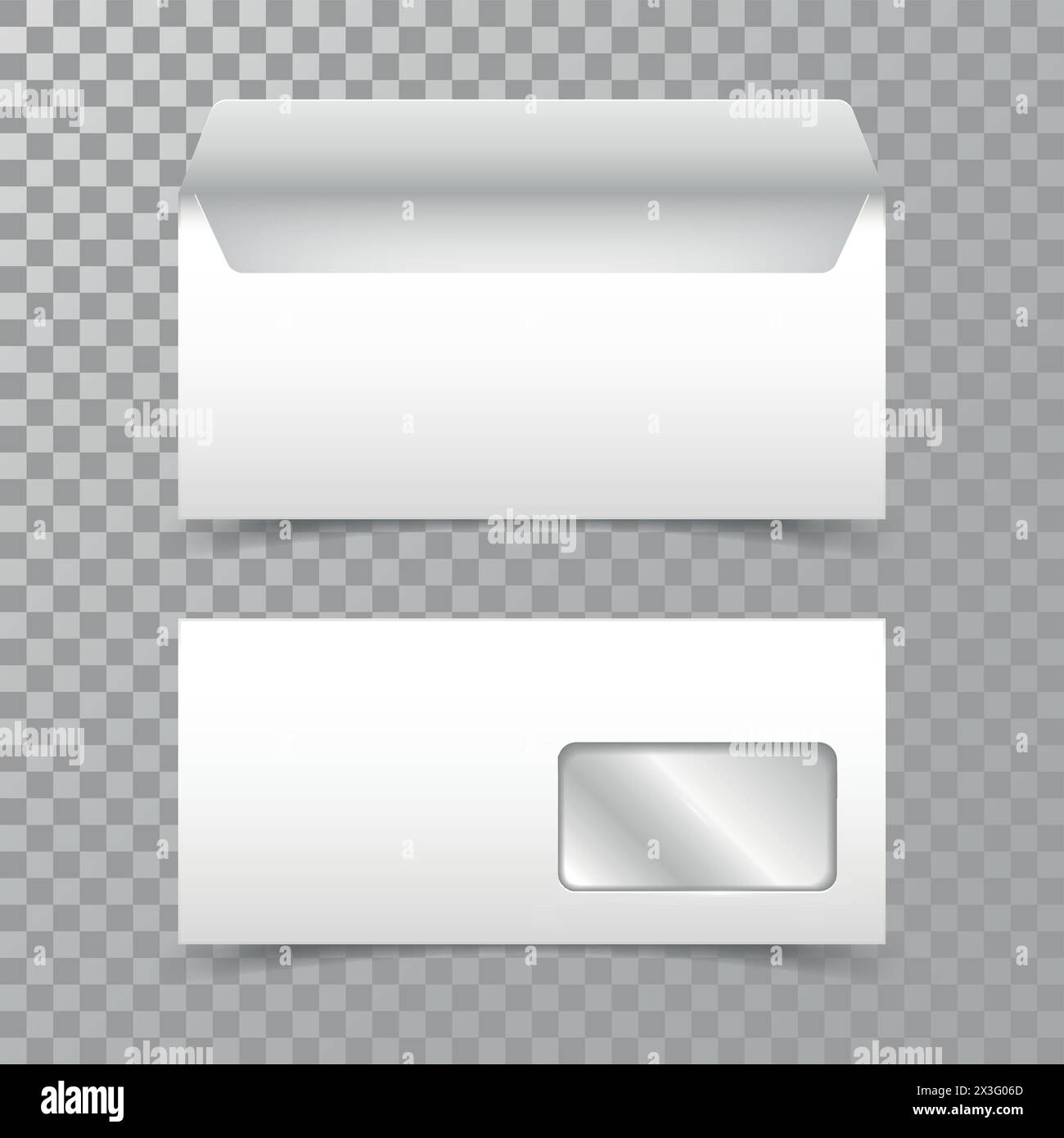 Realistic envelope hi-res stock photography and images - Alamy