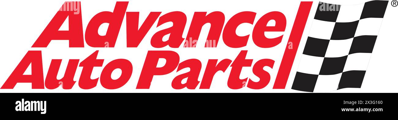 New York, USA - 9 March 2024: Advance Auto Parts Company Logo ...