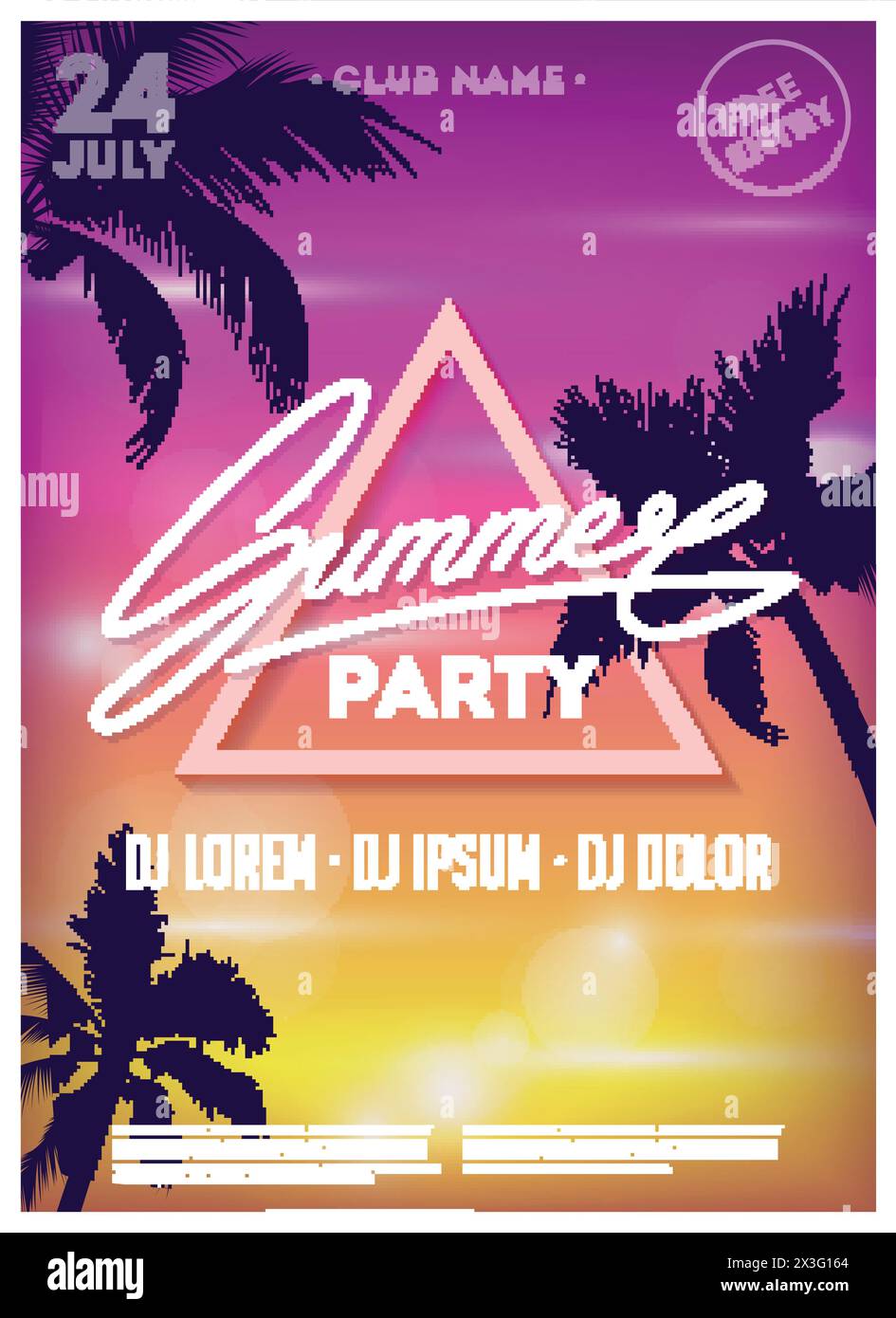 Beauty party sunrise Cut Out Stock Images & Pictures - Alamy