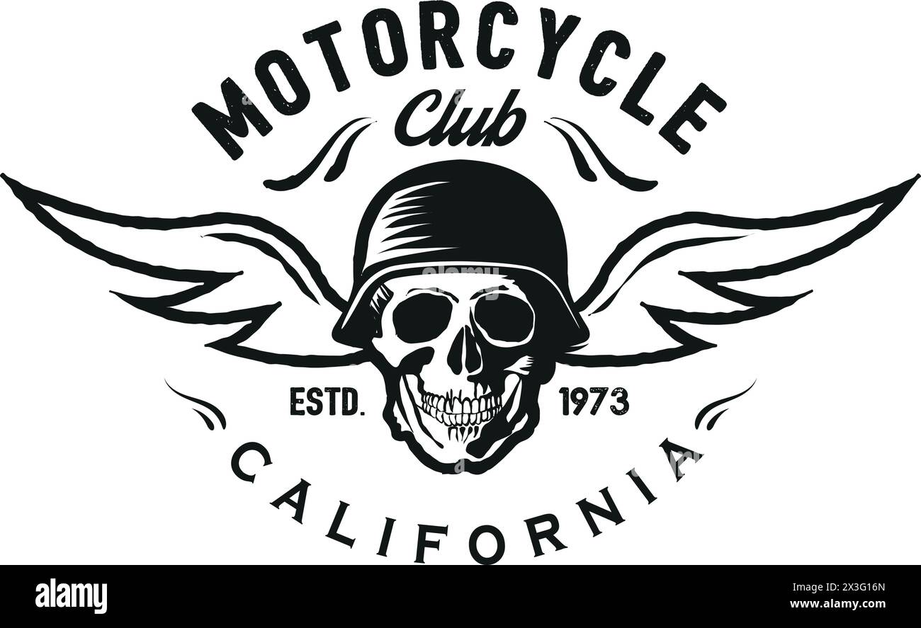 Vintage moto emblem Stock Vector Images - Alamy