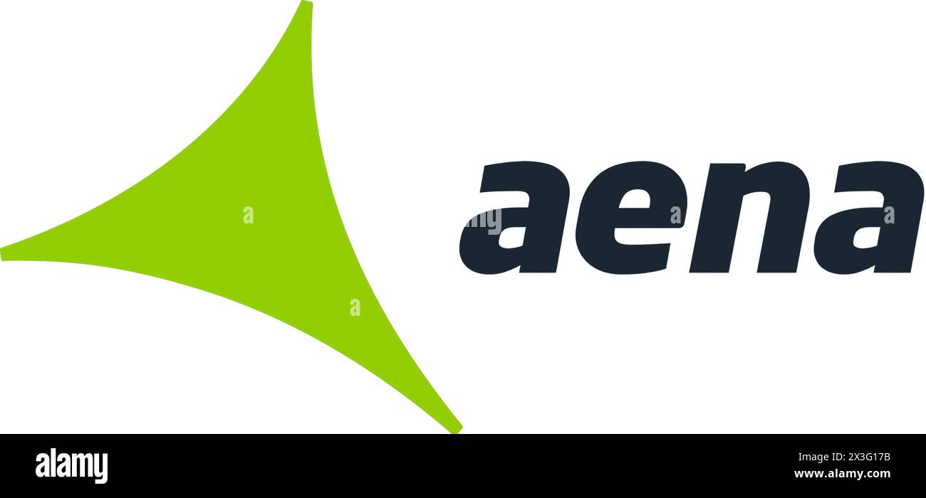 New York, USA - 9 March 2024: Aena Company Logo, Corporation Icon ...