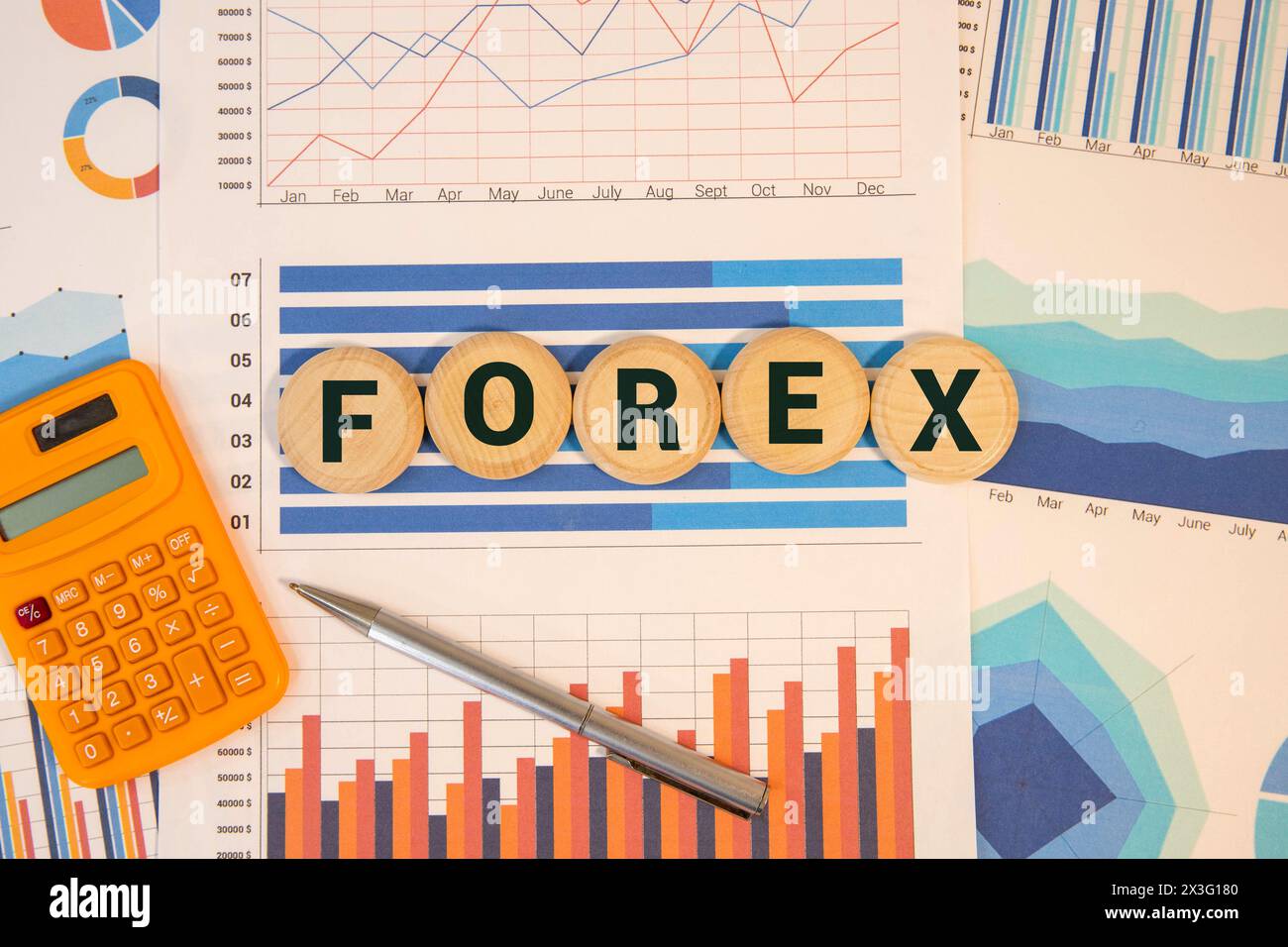 FOREX word written on wood block Stock Photo - Alamy