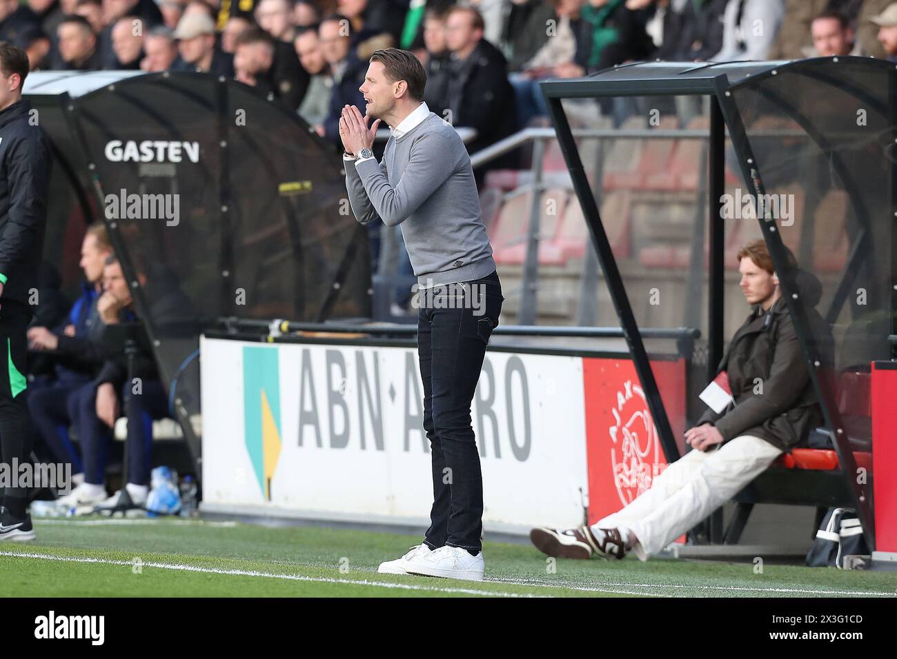 Kerkrade, Netherlands. 26th Apr, 2024. AMSTERDAM, 26-04-2024, Sportpark De Toekomst, Dutch ...