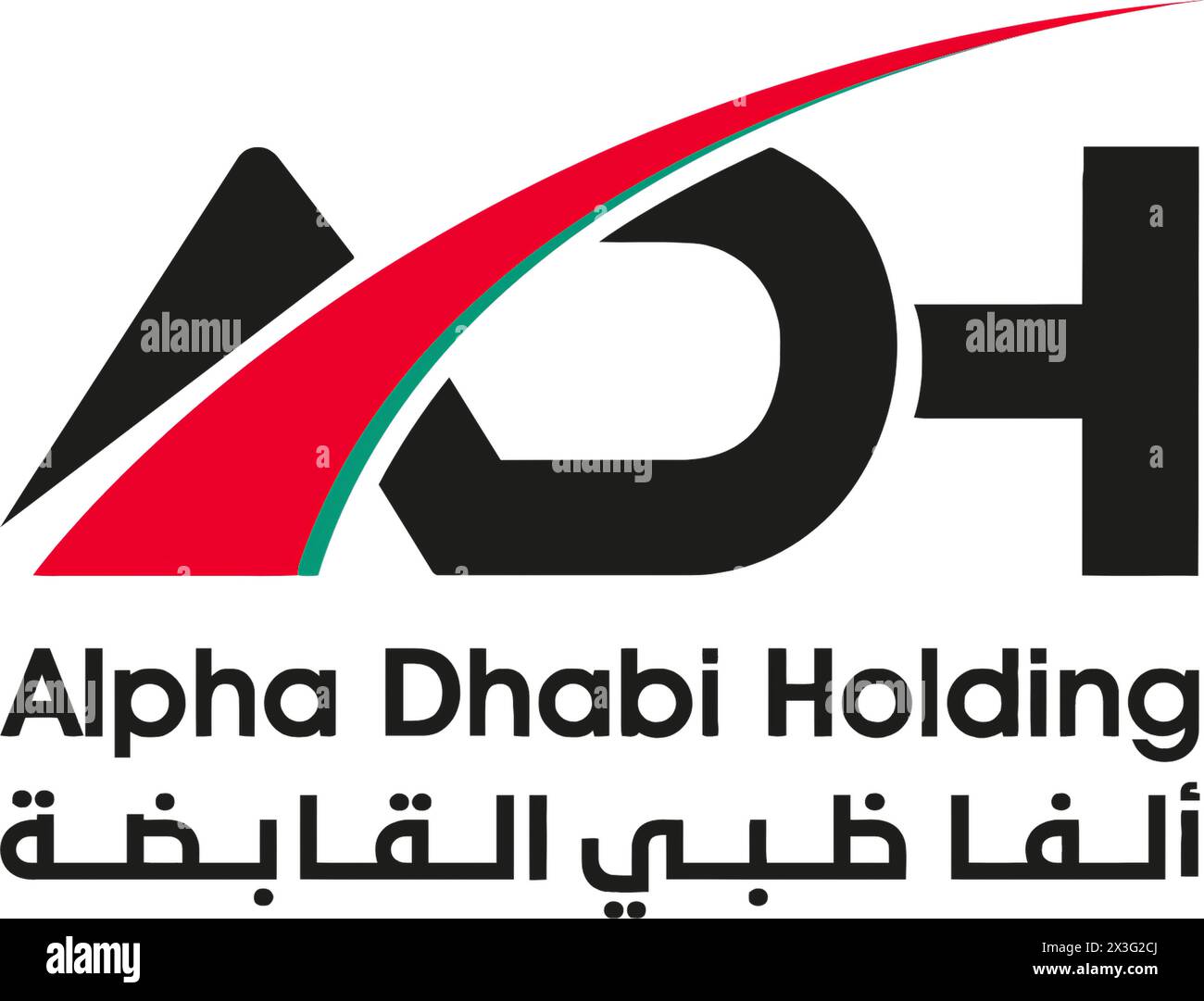 New York, USA - 9 March 2024: ADH Alpha Dhabi Holding Company Logo ...