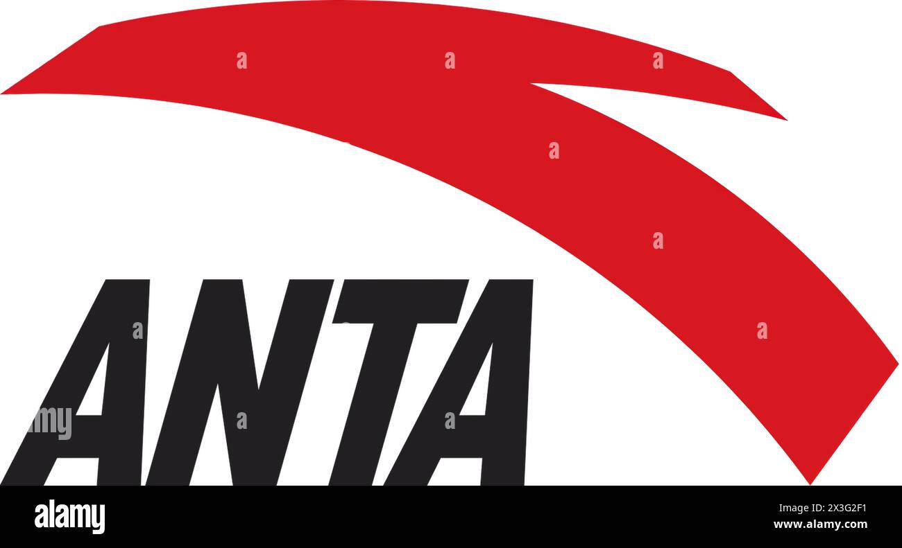 New York, USA - 9 March 2024: Anta Sports Products Company Logo ...