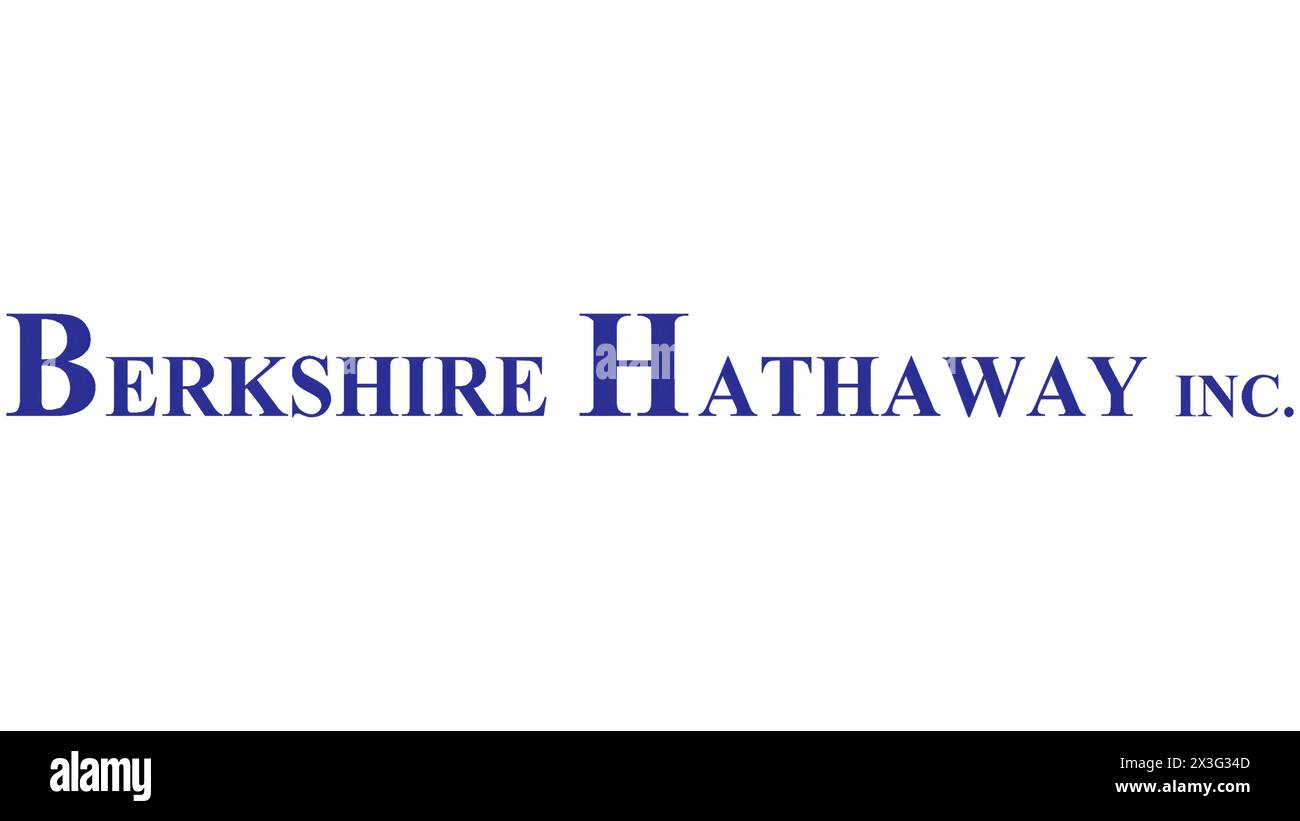 New York, USA - 9 March 2024: Berkshire Hathaway Company Logo ...