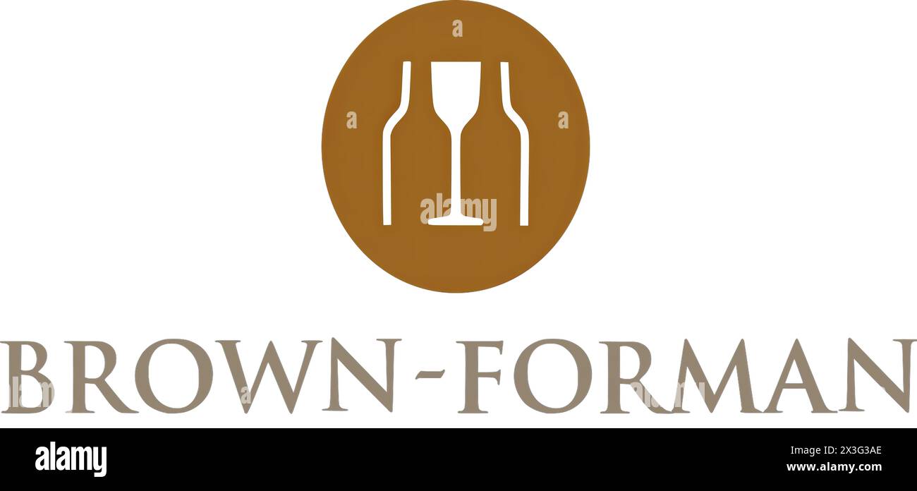 New York, USA - 9 March 2024: Brown-Forman Company Logo, Corporation ...