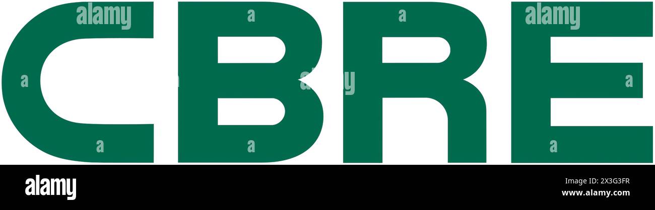 New York, USA - 9 March 2024: CBRE Group Company Logo, Corporation Icon ...