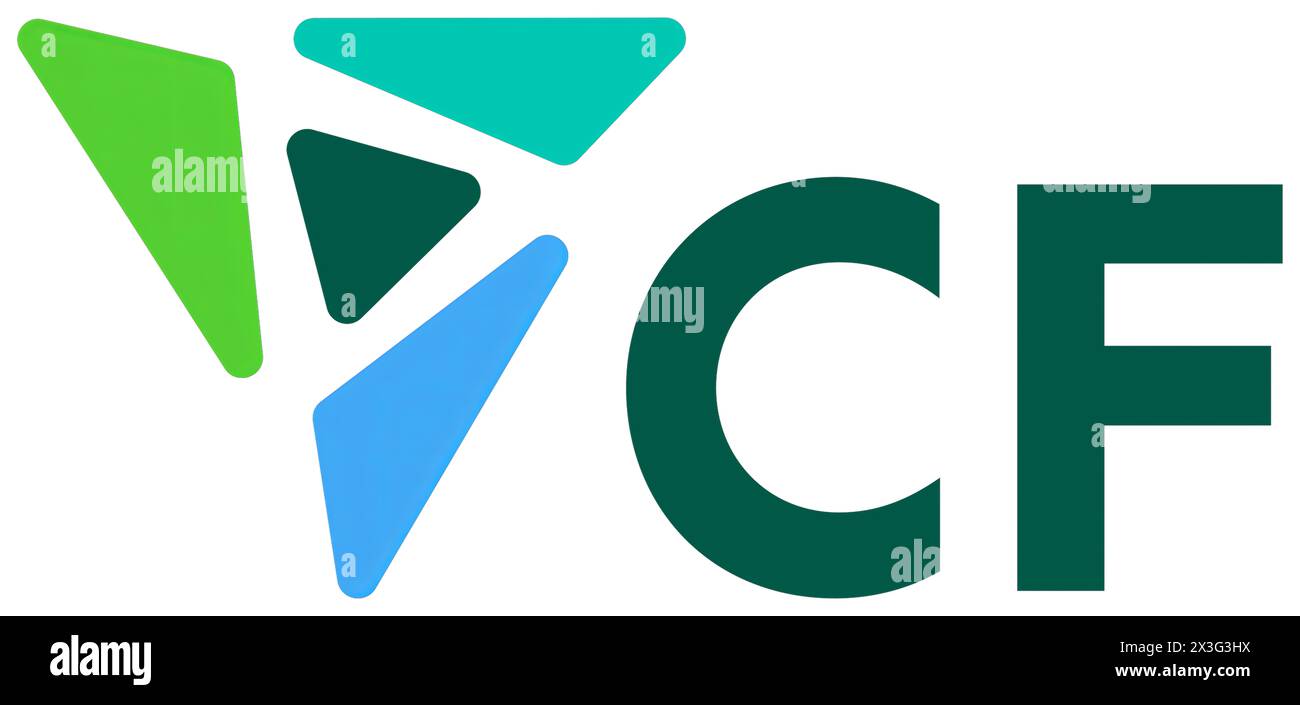 New York, USA - 9 March 2024: CF Industries Company Logo, Corporation ...