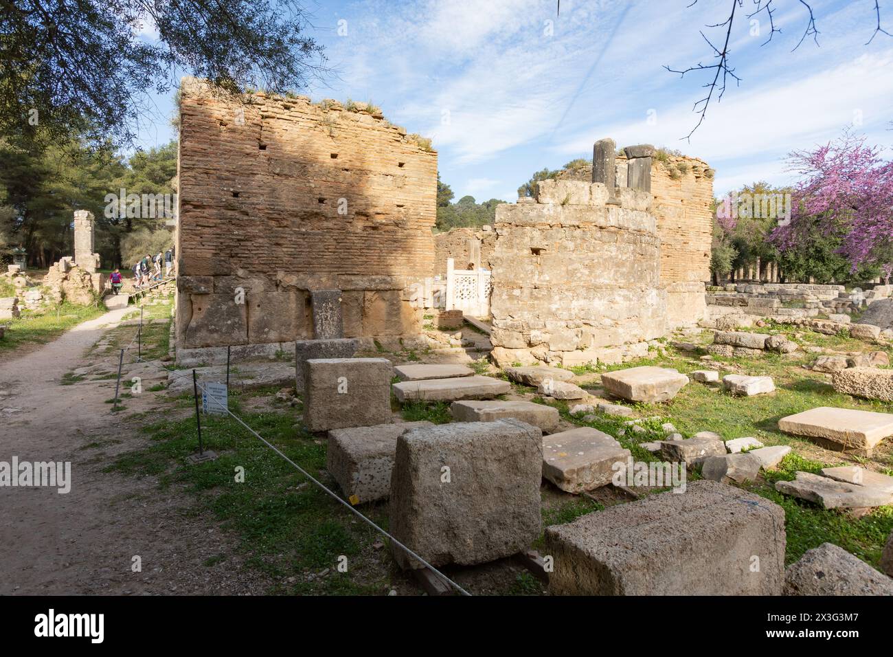 Workshop of Pheidias, Ancient Olympia, Olympia, Greece Stock Photo - Alamy