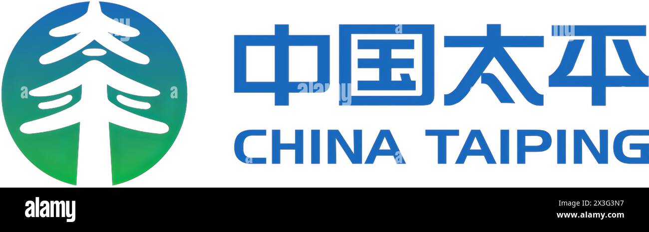 New York, USA - 9 March 2024: China Taiping Insurance Company Logo ...