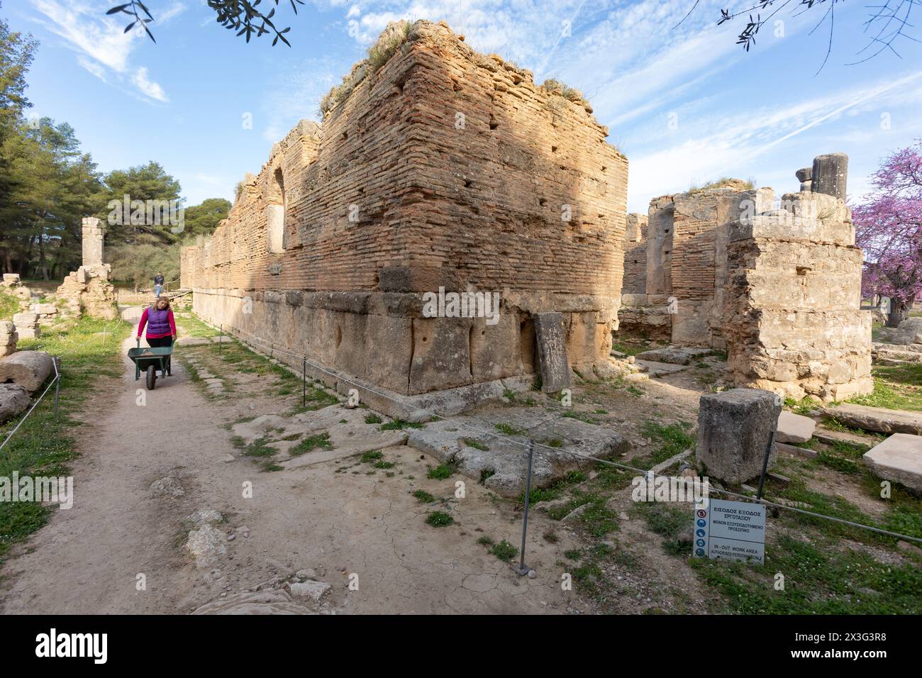 Workshop of Pheidias, Ancient Olympia, Olympia, Greece Stock Photo - Alamy