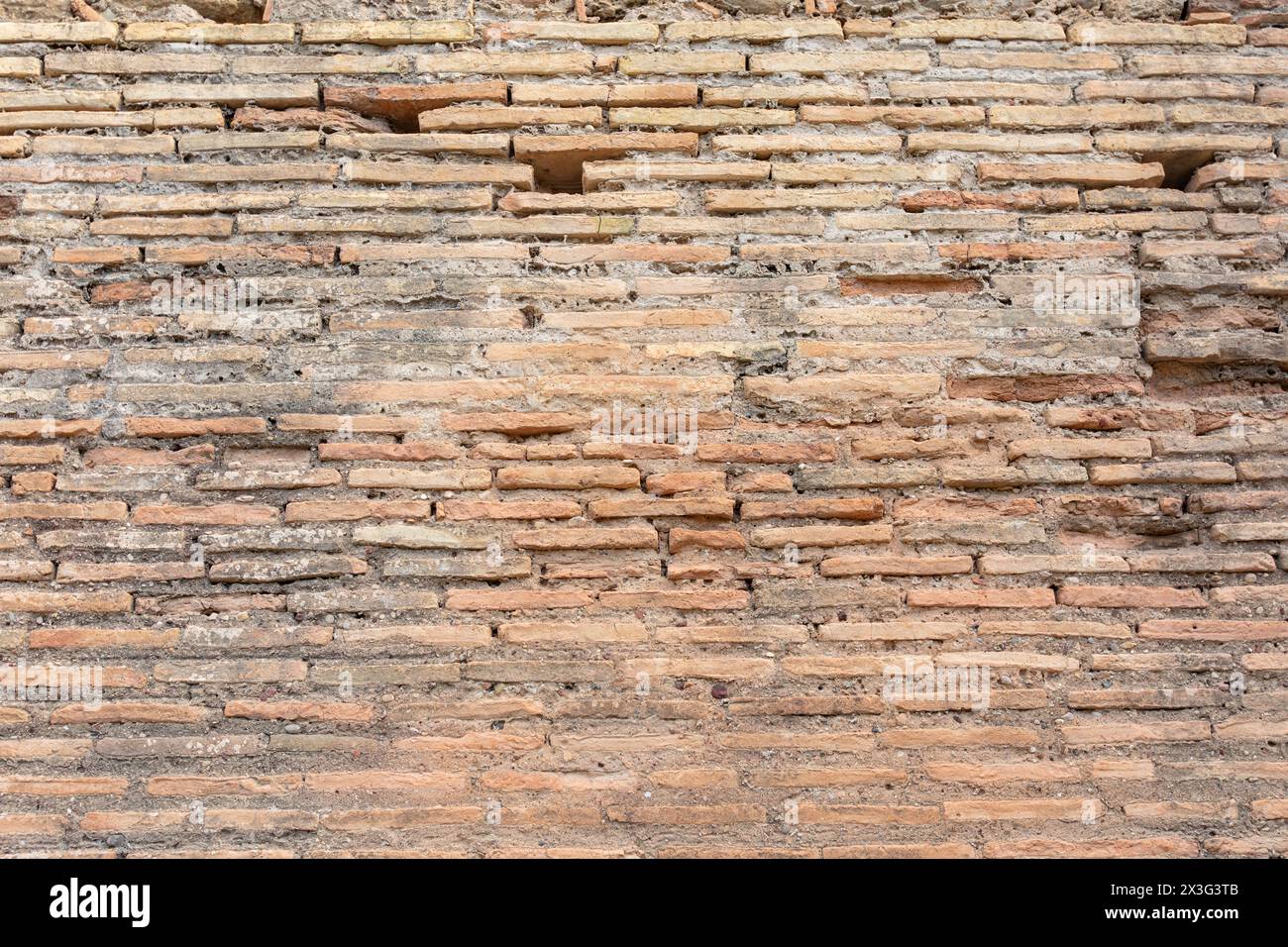 Ancient Roman brickwork at the Workshop of Pheidias, Ancient Olympia ...